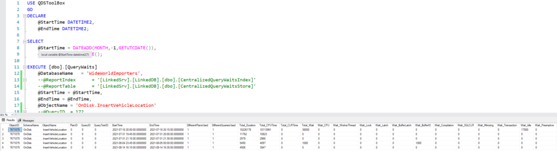 QDS Toolbox: Query Waits - SQLJared